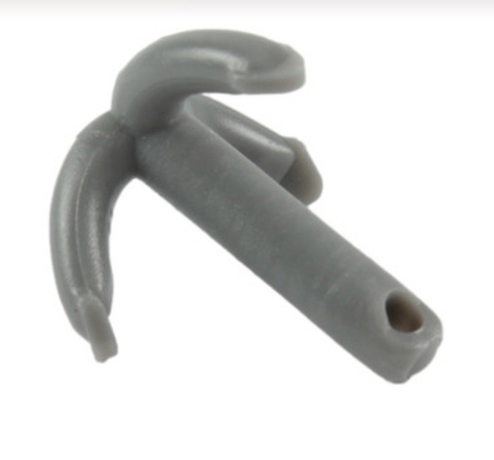 Lego 15 Pieces Dark Bluish Gray grappling hook (three Way Hook Part ...