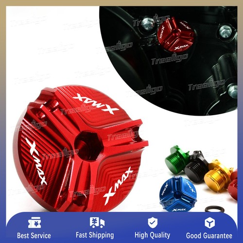 For Yamaha XMAX 250 300 2017-2024 Motorcycle CNC Oil Filter Cup Plug ...
