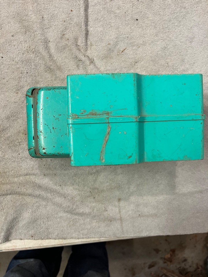 Structo Camper Truck aqua green blue vintage toy Whitewalls | eBay