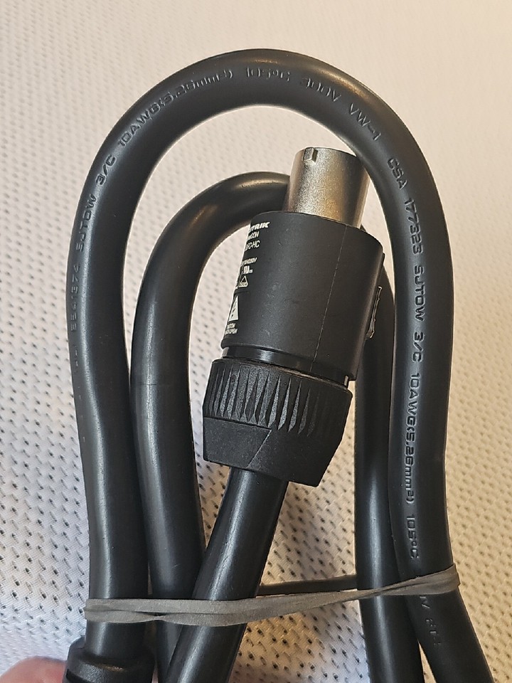 Neutrik NAC3FC-HC PowerCON To NEMA L5-30P 3wire 10AWG 4' Cable -NEW ...