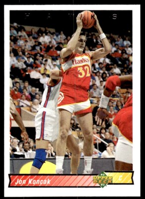 1992-93 Upper Deck Basketball Card Jon Koncak Atlanta Hawks #210 | eBay
