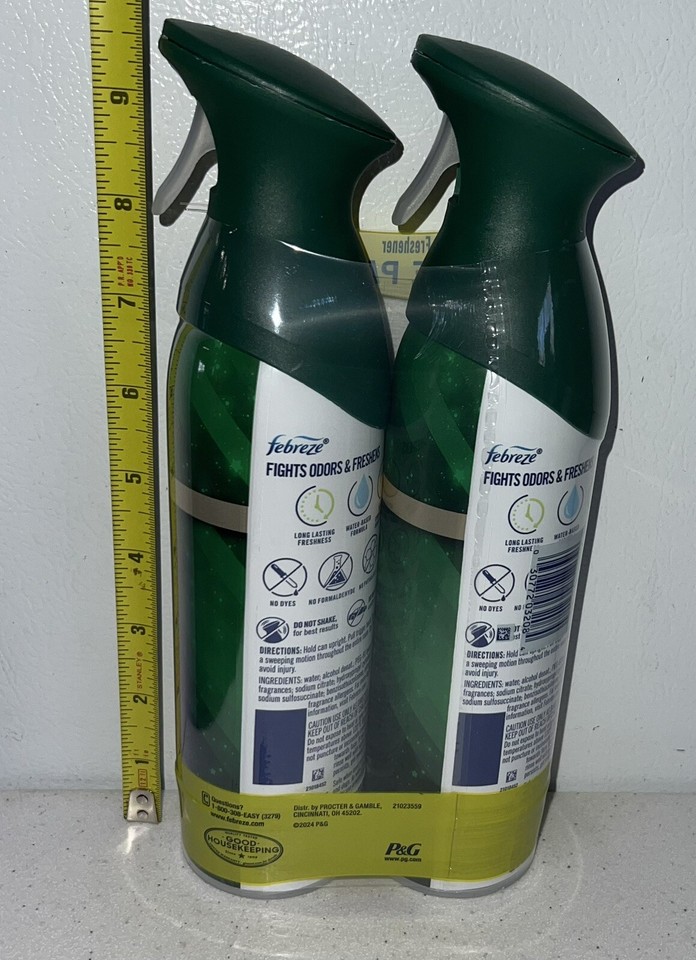 NEW Febreze Air WINTER SPRUCE Scent Limited Edition 8.8 Oz Each 2 Pack ...