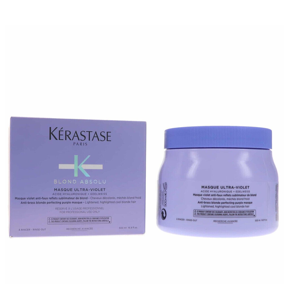 KERASTASE BLOND ABSOLU MASQUE ULTRA VIOLET HAIR MASK 500ml 16.9oz ...