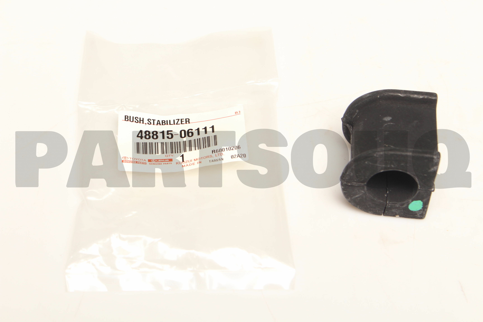 4881506111 Genuine Toyota BUSH, FRONT STABILIZER BAR, NO.1 48815-06111 ...