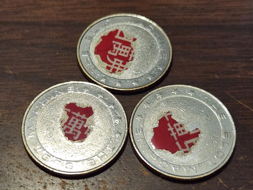 575 PACHISLO SLOT MACHINE TOKENS - Size .984" / 25mm (575 Tokens) | eBay