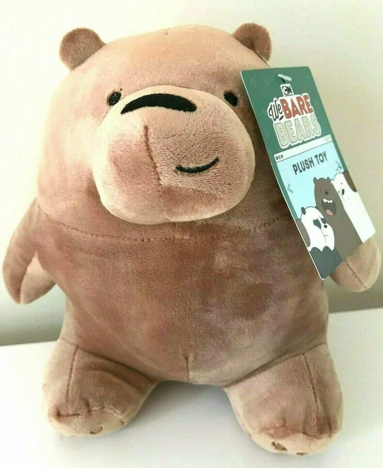 Set of 3 We Bare Bears Plush Toys 6'' Grizzly Pandas. Cartoon Network ...