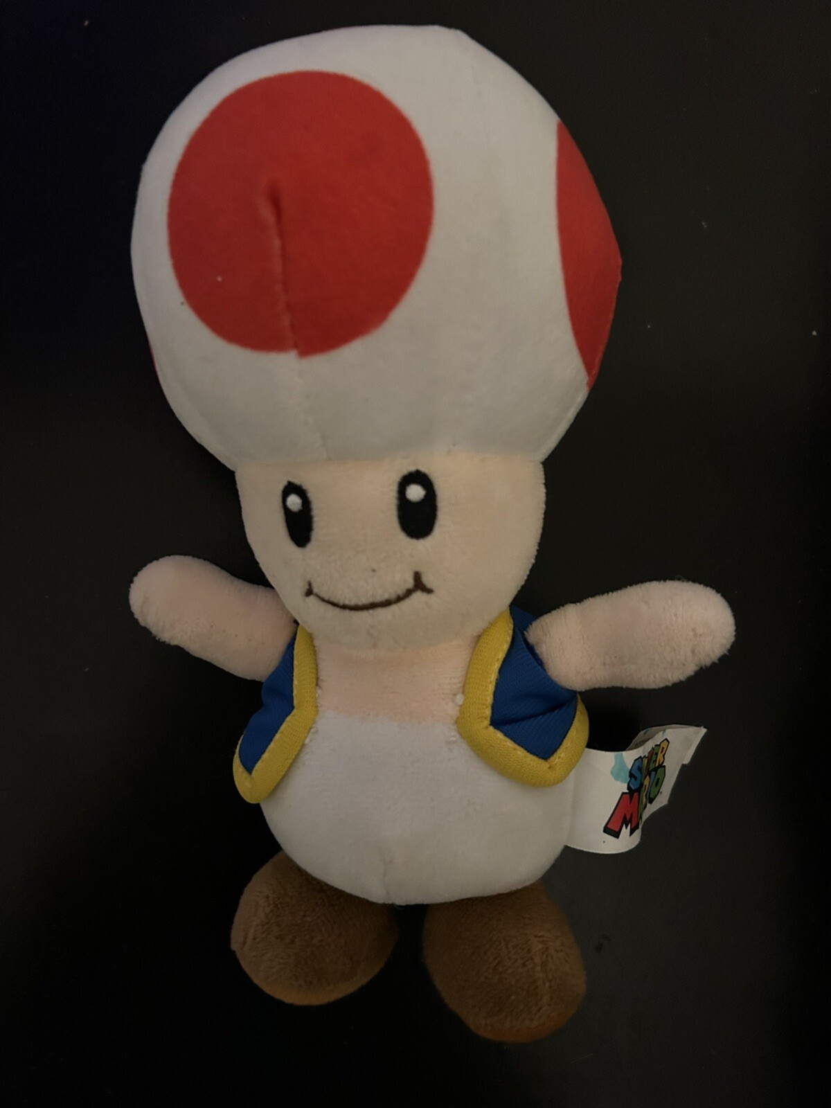 Nintendo Super Mario 8" Plush Toad Stuffed Doll Toy Gift Super Mario ...