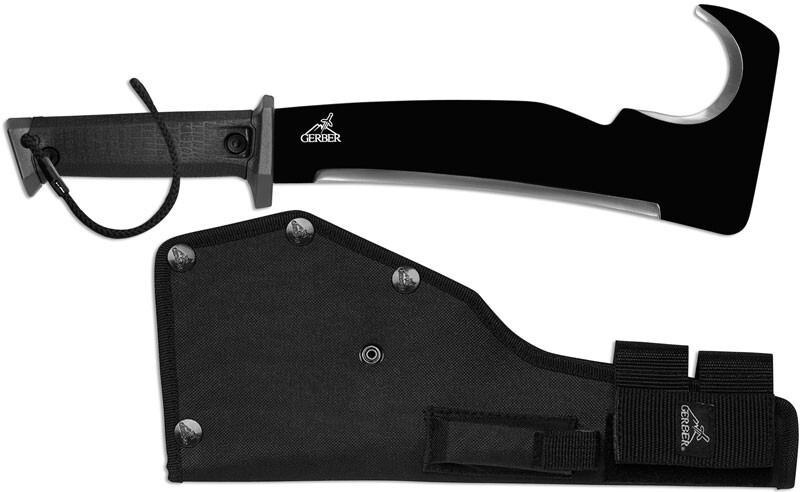 Gerber Gator Angled Machete Pro With Sheath & Sharpener | eBay