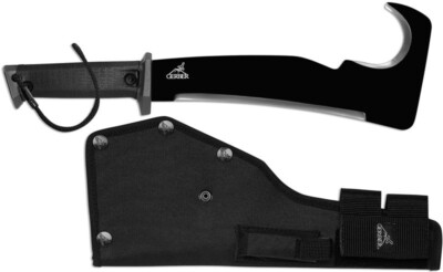 Gerber Gator Angled Machete Pro With Sheath & Sharpener | eBay