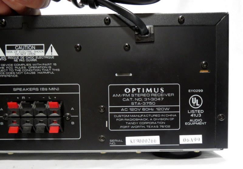 Vintage Optimus STA-795 AM/FM Stereo Receiver | eBay