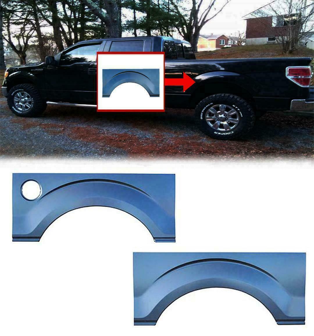 Rear Wheel Arch quarter panel fits 2009-14 Ford F-150 LD w o Molding ...