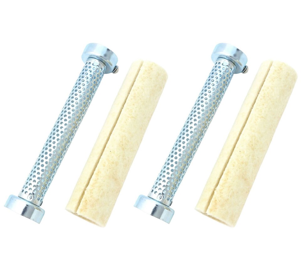 2 Pack Motorcycle Exhaust Muffler Steel Baffles With Packing - 2.5" OD ...