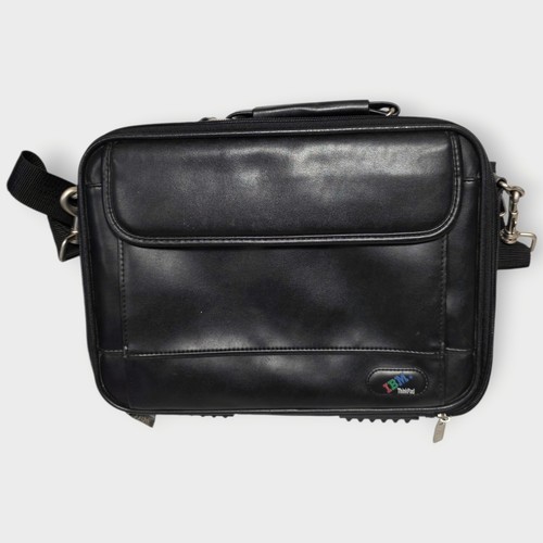 IBM ThinkPad Leather Laptop Carrying Case 13" Black SAFEPORT PROTECTION ...