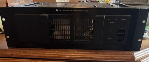 TOA 1000 Series Dual Power Amp Amplifier P-1030d Japan for Parts or ...