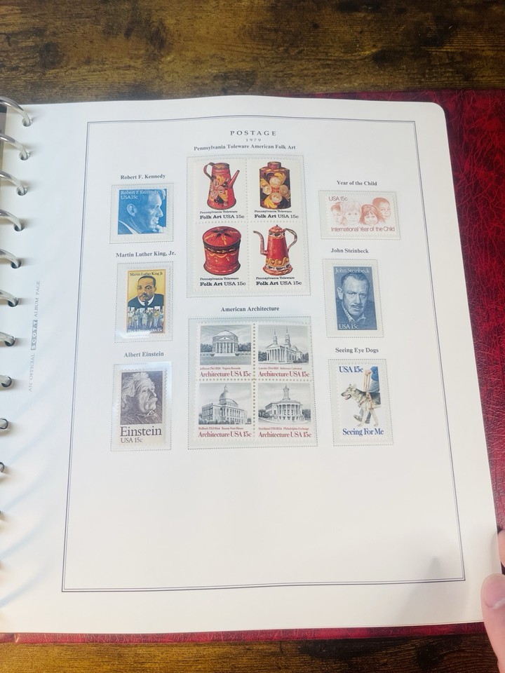 US Stamp Scott Platinum Series Part V - 1977-1983 - 38 Pages & 500 ...