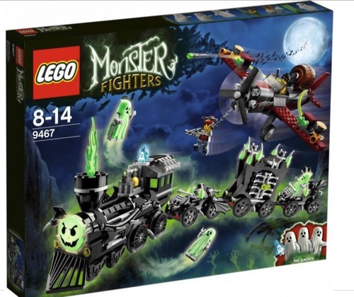 NEW LEGO MONSTER FIGHTERS THE GHOST TRAIN 9467 HAUNTED HOUSE XLNT RARE ...