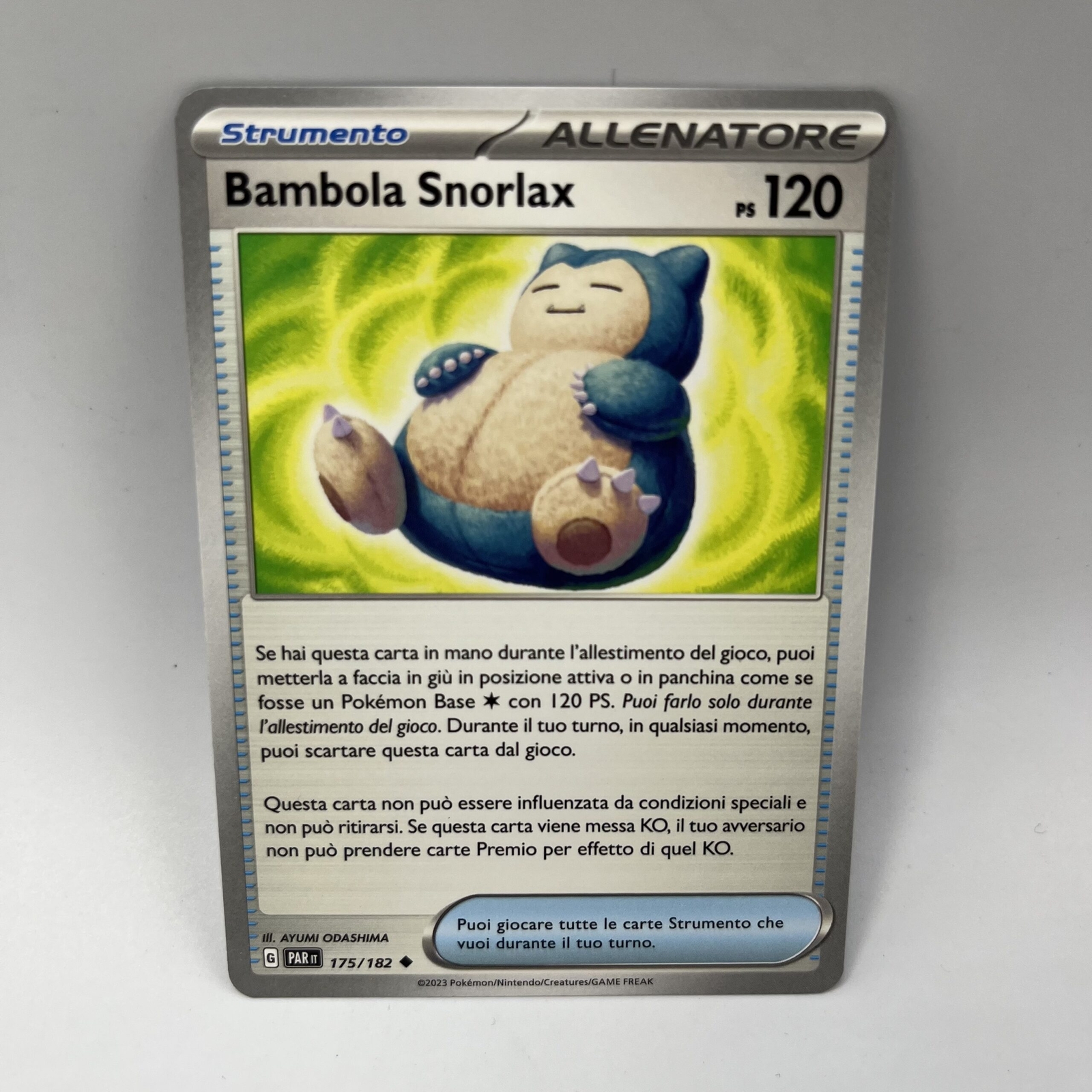 Pokemon Card Snorlax Holo (IT) | 175-182 Temporal Paradox | eBay