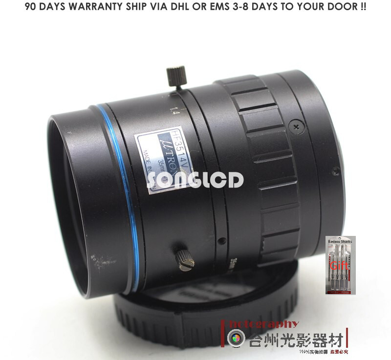 CCD CAMERA LENS Myutron U-TRON HF3514V 35mm f1.4 (90 days warranty VIA ...