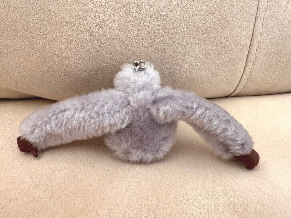 NWT KIPLING MONKEY KEYCHAIN KEY RING CHARM BLACK RED GRAY BLUE GREEN ...