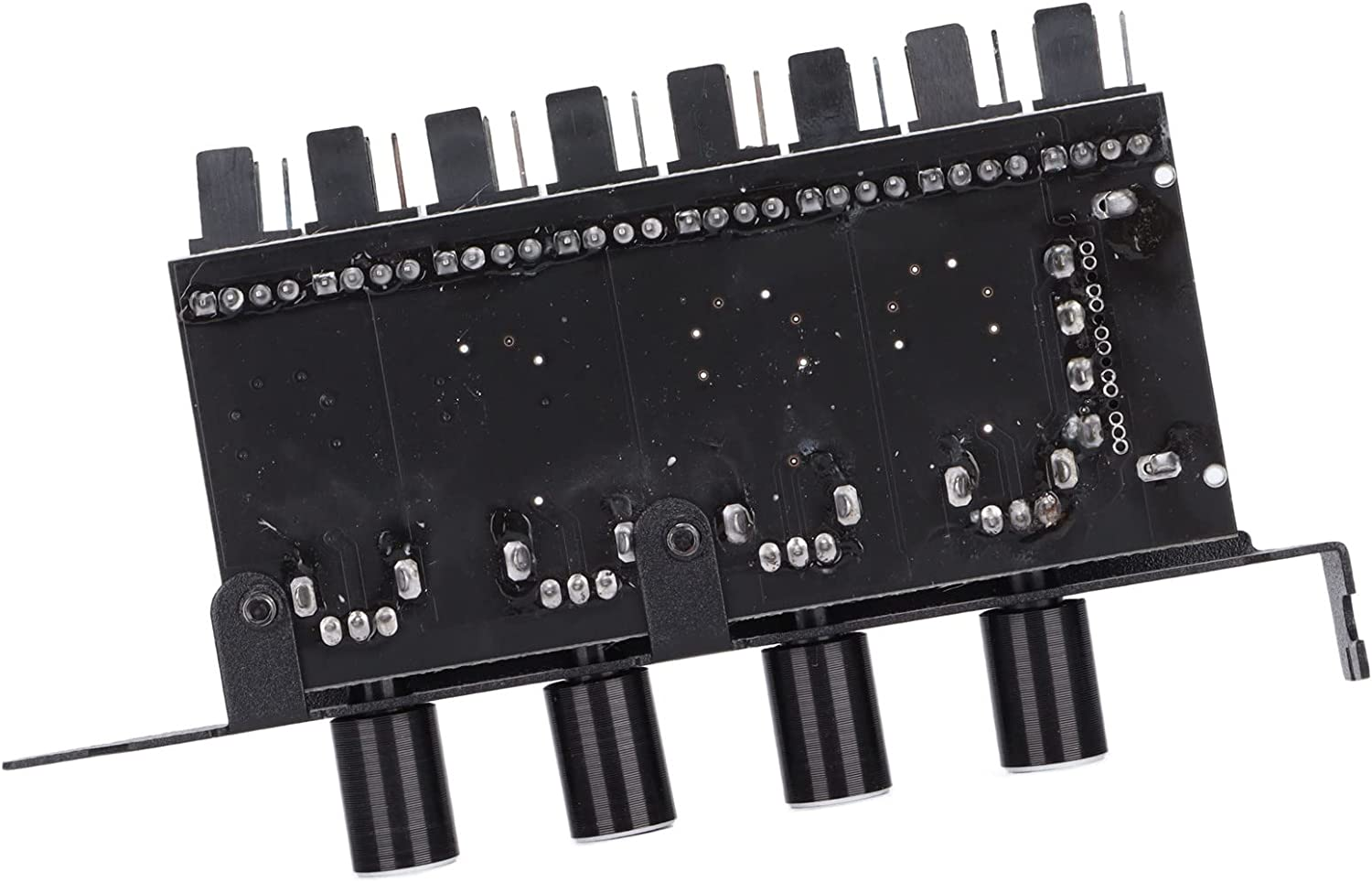 Computer Fan Controller, 8 Channels 4 Knob PC Fan Hub Stable Precise ...