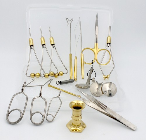 18 Piece Fly Tying Tool Kit w/ case - #KT118 | eBay