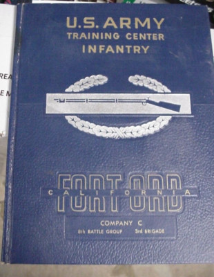 1960 US ARMY FORT ORD TRAINING CENTER COMPANY C 8TH BATTLE GROUP ...