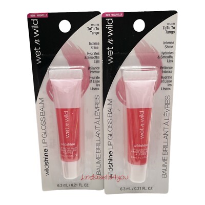 Wet n Wild WildShine Lip Gloss Balm - TuTu To Tango 0.21 fl oz Each ...
