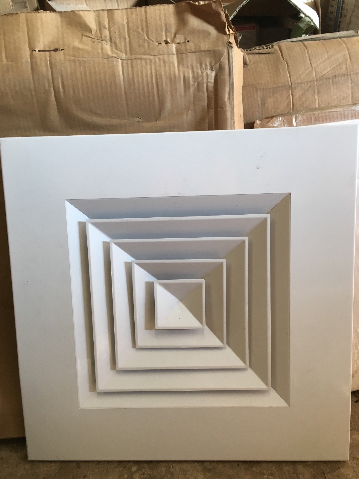 Krueger SH 4 Cone Frame 23 Ceiling Diffuser 12x12 Duct 24x24 | eBay