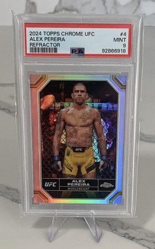 ALEX PEREIRA (POATAN) 2024 Topps Chrome UFC Silver holo | eBay