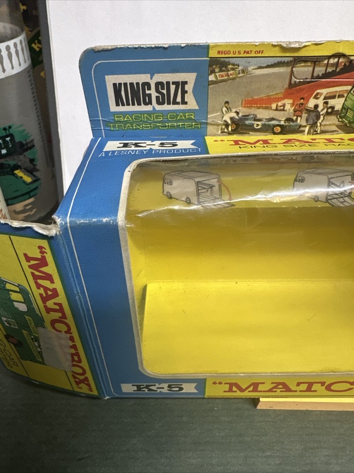 Matchbox - King Size - K-5 Racing Car Transporter - Original Box | eBay