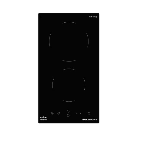 glem gas table domino vitrocéramique 30cm 3000w noir GTH32T | eBay