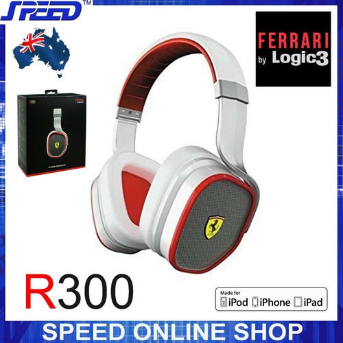 FERRARI by Logic3 - R300 Active Noise Cancelling (ANC) Headphones ...