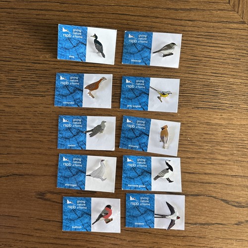 RSPB GNAH 10x RSPB PIN BADGES | eBay UK