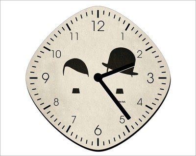 Charlie Chaplin Charlot Hitler Its the Hat - Wall Clock | eBay