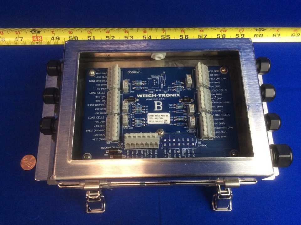 AVERY WEIGH-TRONIX AWT15-501066 J-BOX With D56037 SUMMING BOARD 56037 ...