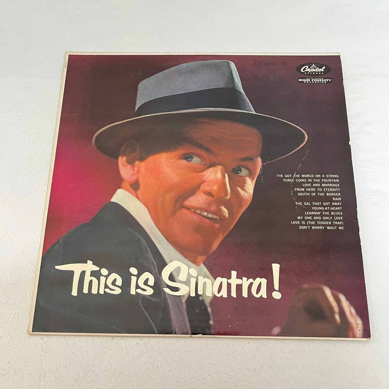 Frank Sinatra This Is Sinatra! 12" Vinyl LP 33rpm T768 High Fidelity | eBay