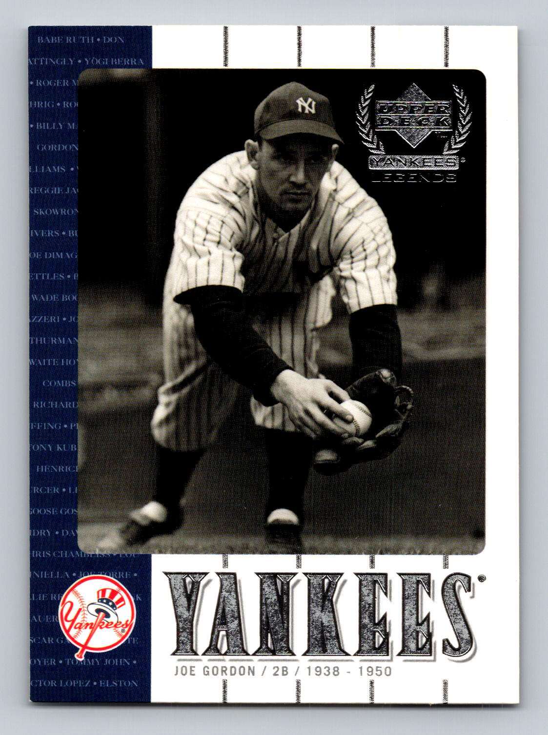 2000 Upper Deck Yankee Legends - #22 Joe Gordon for sale online | eBay