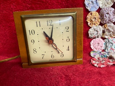 Vintage Wood Electric Clock | eBay
