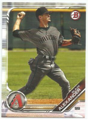 Blaze Alexander Arizona Diamondbacks 2019 Bowman Draft | eBay