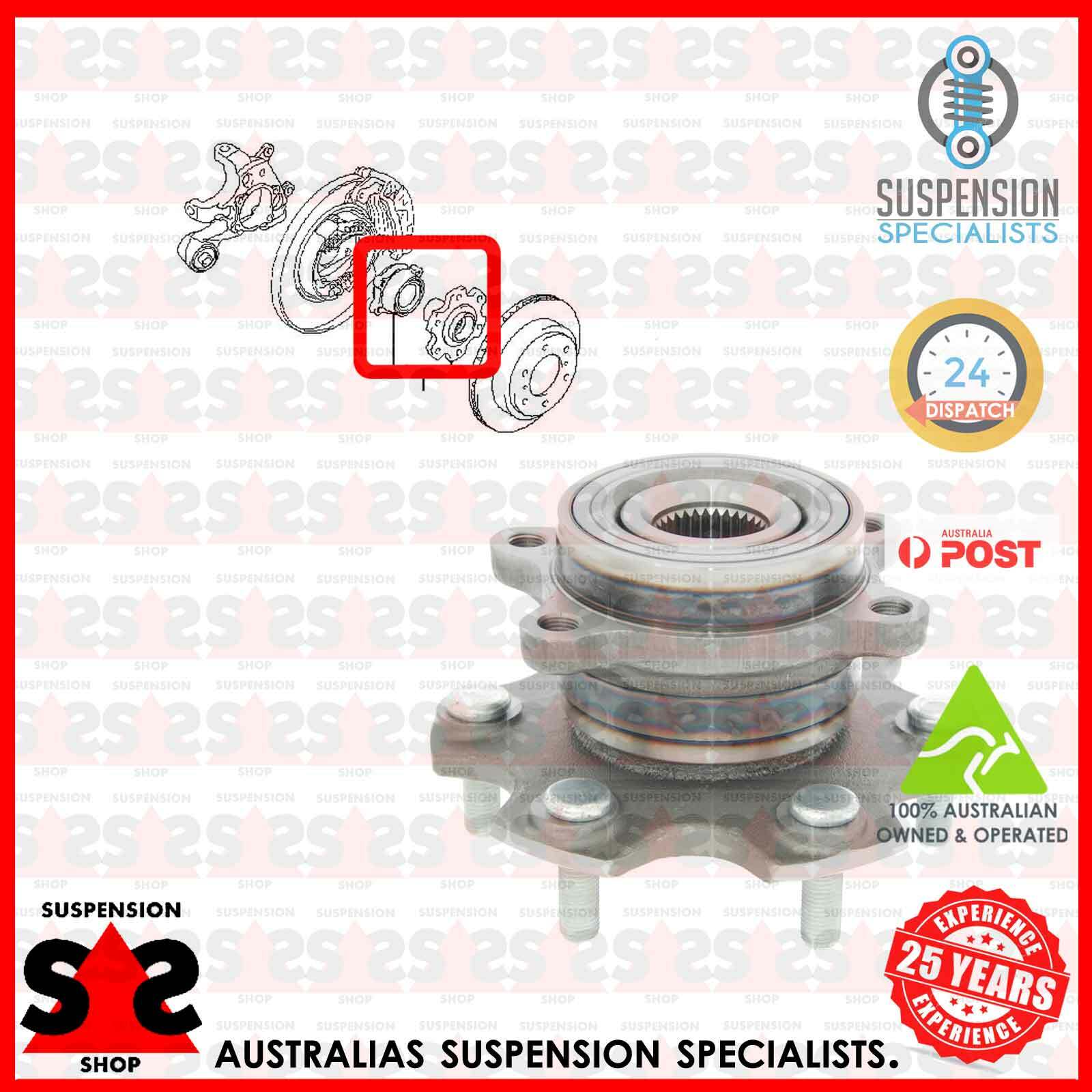 Rear Axle Wheel Hub Suit MITSUBISHI Pajero Iv (V8_W, V9_W) 3.8 V6 (V87W ...