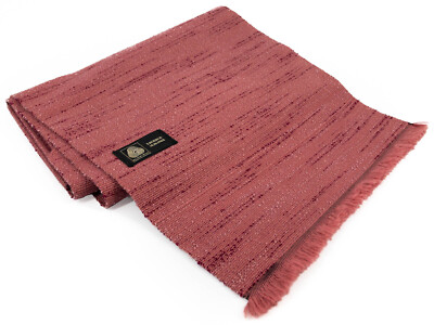 VTG Japanese Hitoe Obi Pink Rough-Woven 100% Wool | eBay