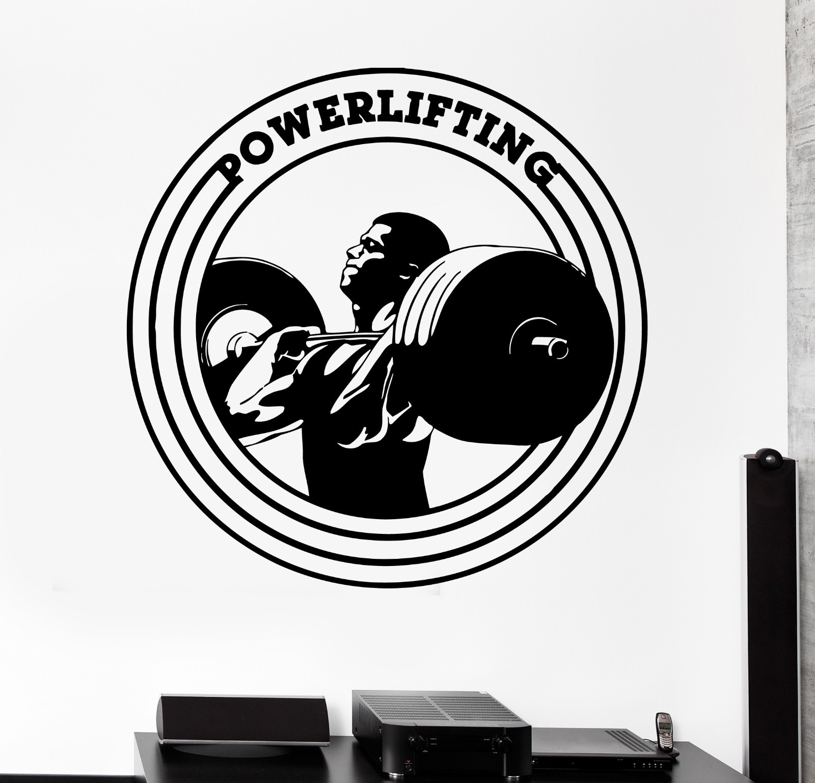 Wall Sticker Sport Powerlifting Bodybuilding Bodybuilder Vinyl Decal ...