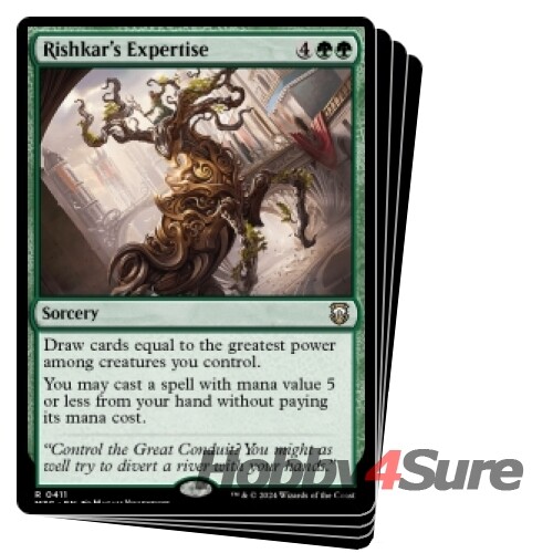 Rishkar's Expertise X4 M/NM Magic MTG Modern Horizons 3: Commander | eBay