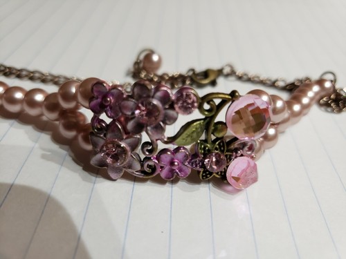 Boot Bling Boot Jewelry Boot Bracelet Chain Pink Beads Pink Jewels ...