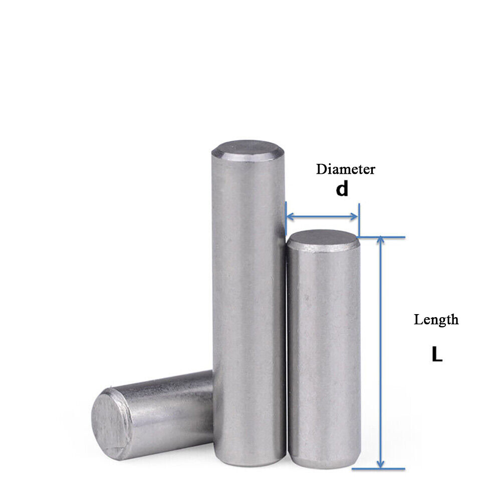 Dowel Pins Stainless Steel Shelf Support Pegs Pin Rod Metal Parallel ...