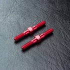 MST Aluminum 3x28mm Reinforced Turnbuckle 2 pcs Red For 1/10 RC Drift ...