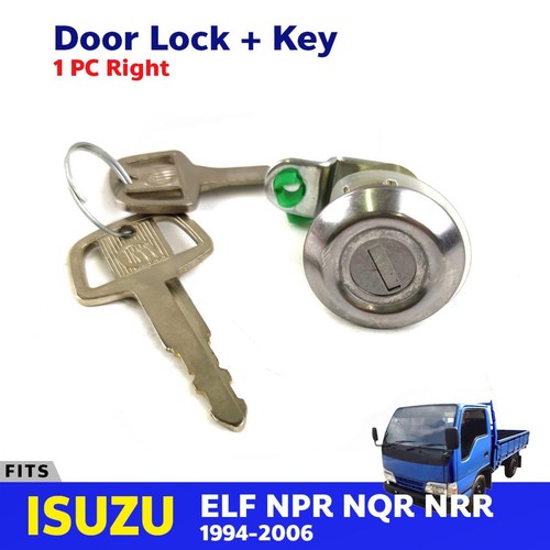 Cylinder Door Lock Safety Key Set RH Fits Isuzu ELF NPR NQR Truck 1994 ...