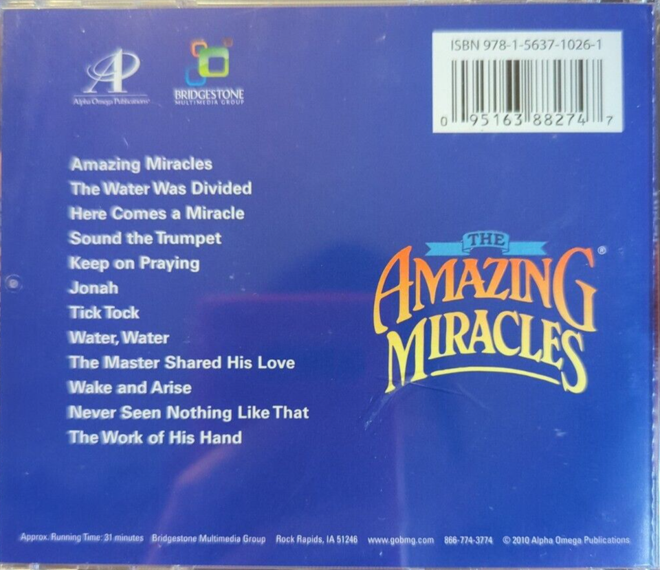 The Amazing Miracles CD Faith Kids Brand New Sealed Fast Shipping | eBay
