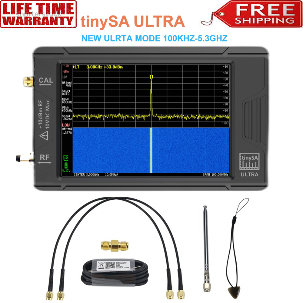 ULTRA 100k-5.3GHz RF Signal Generator Handheld Tiny Spectrum Analyzer ...