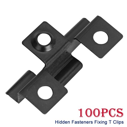 x100 Composite Decking 3mm Hidden Fixing Fasteners Stainless Clips+ Screw | eBay UK
